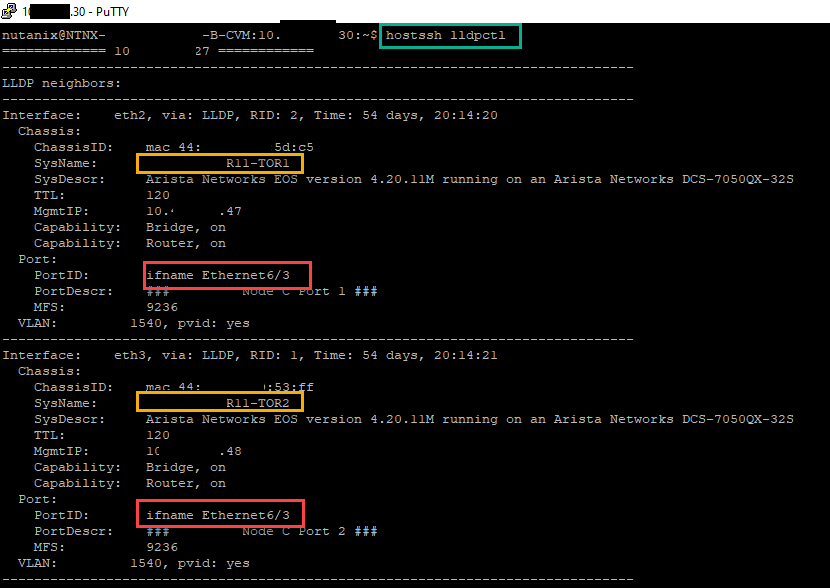 Nutanix AHV Network LLDP CDP Information Drew Henning